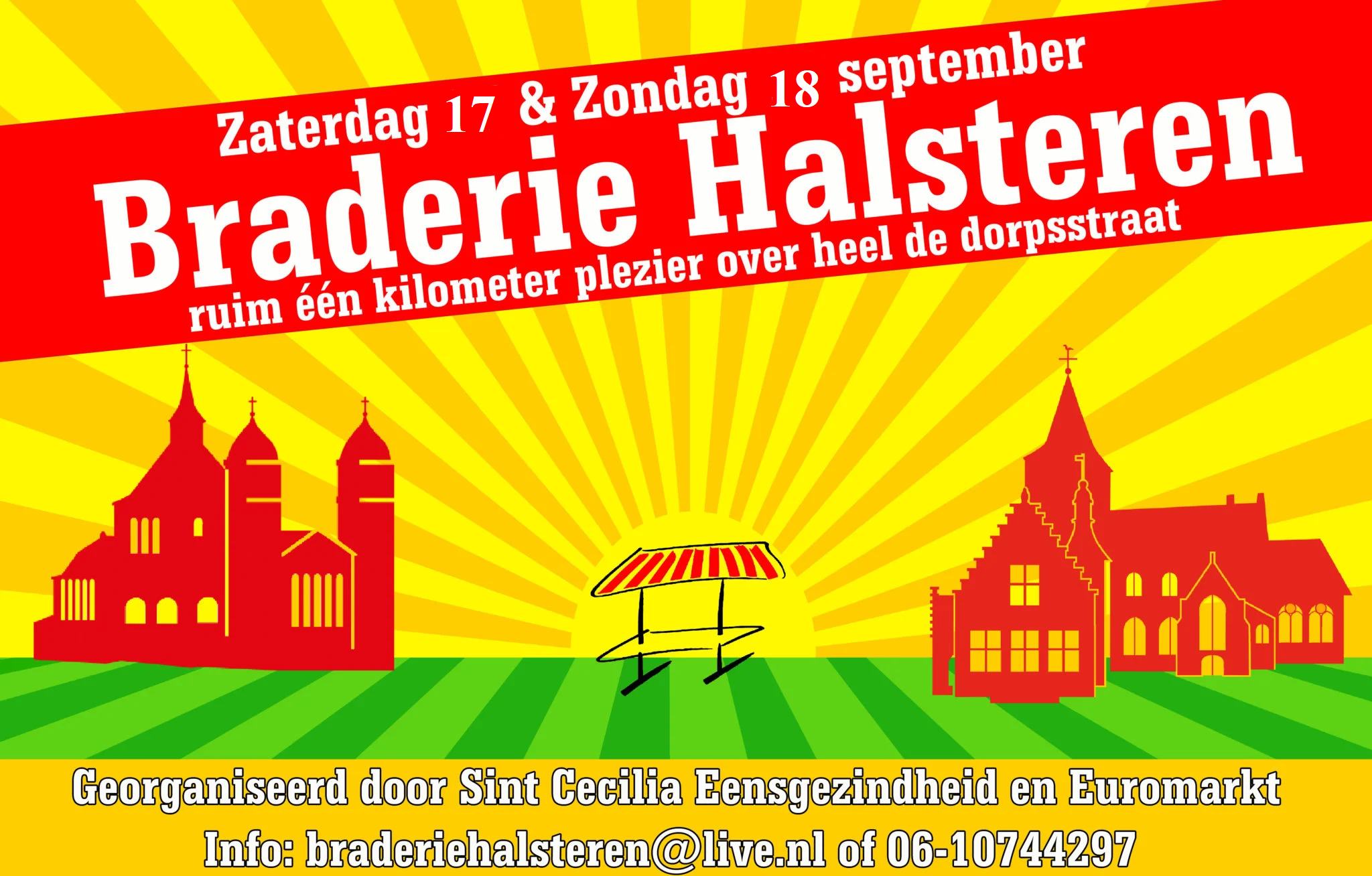 Braderie in de Dorpsstraat in Halsteren – KijkopBergenopZoom